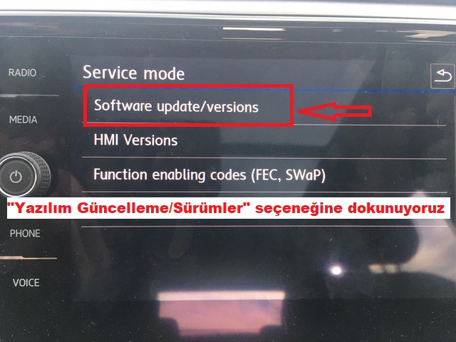 Volkswagen 5F Servis Modundan Versiyon Bilgilerini Öğrenme | Gizli ...